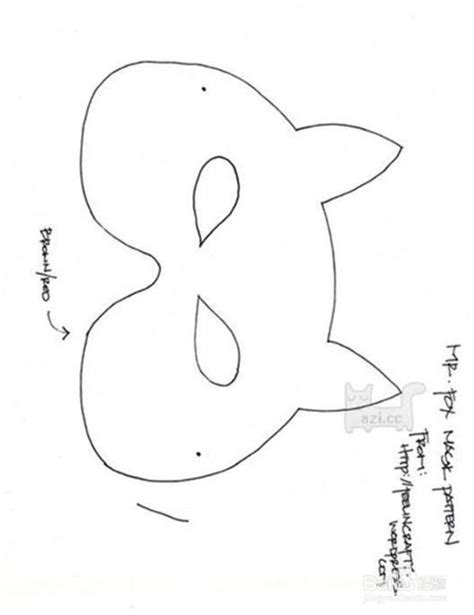 狐狸形面具简笔画怎么画（精选10张）简笔画图片大全