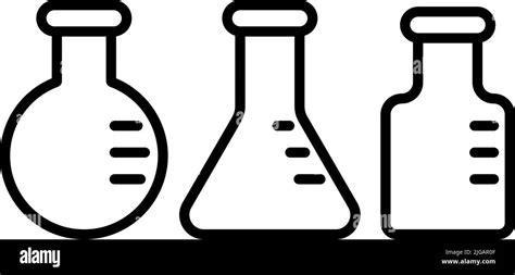 Test Tubes Icon Simple Thin Line Outline Vector Of Biology Icons For Ui And Ux Website Or