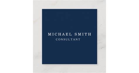 Personalized Custom Minimalist Modern Qr Code Logo Square Business Card Zazzle