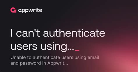 I Cant Authenticate Users Using Email And Password Here Is Creareuser