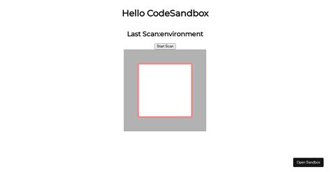Barcode React Scanner Examples Codesandbox