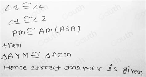 Solved Activity No 1 Prove The Congruence Statements Using The Jumbled Statements And Reasons