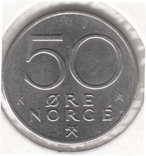 Norja 50 Øre 1980 Km 418 01 0 Jncoins