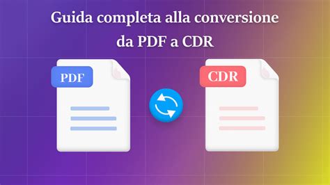 Convertire PDF In CDR Online E Offline UPDF