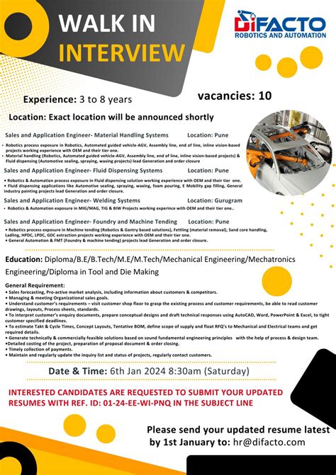difacto robotics and automation on linkedin careersatdifacto hiring