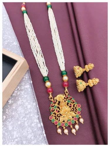 White Traditional Moti Mala Set Size Free Size At Rs 150 Set In Surat