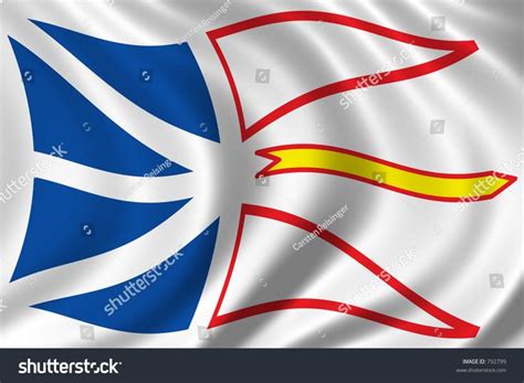 Flag Newfoundland Waving Wind Stock Illustration 792799 Shutterstock