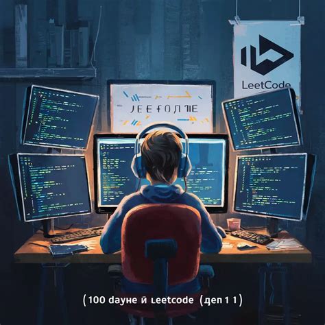 Coding Journey 100 Days Of Leetcode Challenges Ai Art Generator