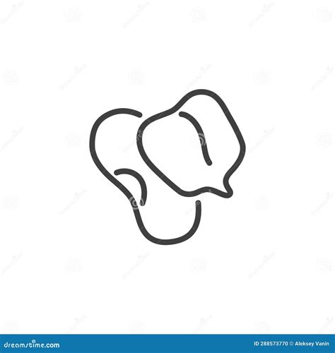 legumes and pulses line icon stock illustration illustration of