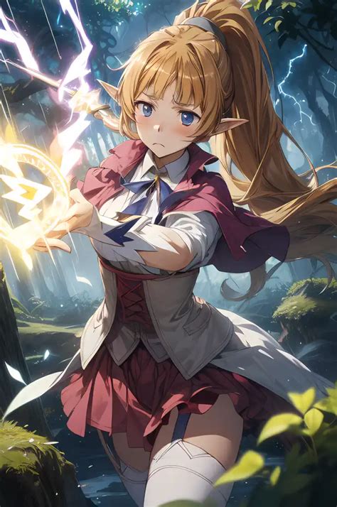 Lefiya Viridis Danmachi Ai Art Pixai