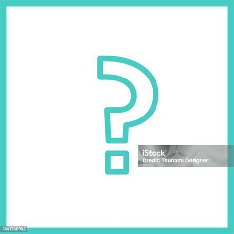 물음표 Faq 기호 도움말 기호 벡터 표시 기호 밝은 파란색 스타일 격리된 아이콘입니다 디자인에 대한 스톡 벡터 아트 및 기타