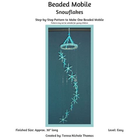 Beaded Snowflake Tutorial Etsy