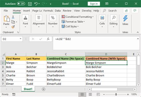 How To Combine Two Columns In Microsoft Excel Artofit