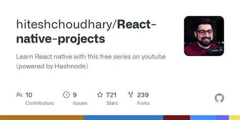 Github Hiteshchoudharyreact Native Projects Learn React Native With