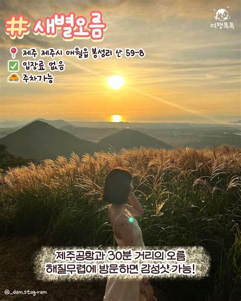 10월에 가볼만한 아름다운 제주 관광지 8곳