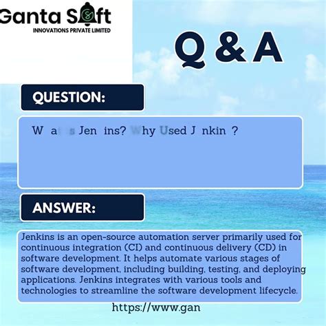 What Is Jenkins And Why Used Jenkins Gantasoft Best Devops Training In