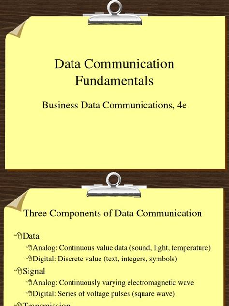 Data Communication Fundamentals Pdf Modulation Data Transmission