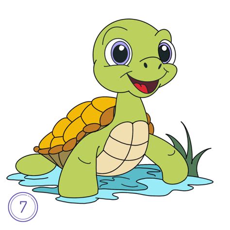 How To Draw A Turtle A Step By Step How To Mimi Panda
