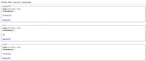 Php Basit Konu Ve Üyelik Sistemi PHP Kod Evreni
