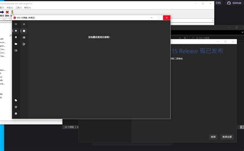 Dashboard 在 Windows 中 无法运行 KitX Release v Issue Crequency