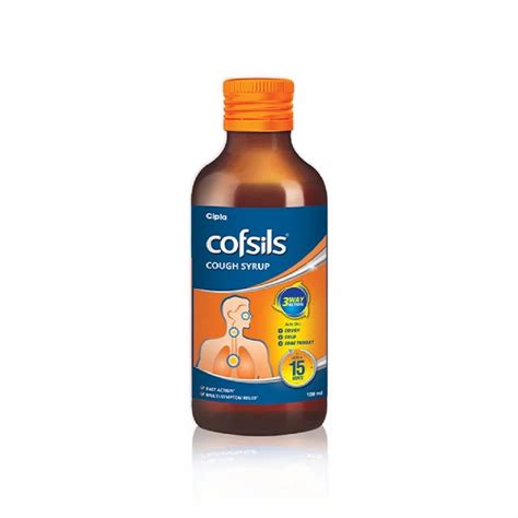 Cipla Cofsils Cough Syrup Packaging Size 150 Ml At ₹ 240bottle In