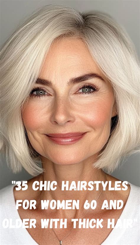 35 Flattering Hairstyles For Women Over 60 With Thick Gorgeous Hair