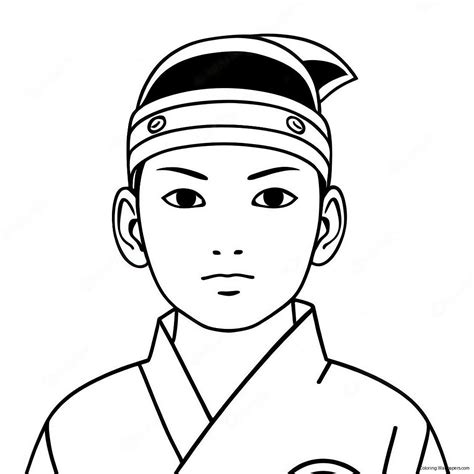 Shikamaru Nara Coloring Page