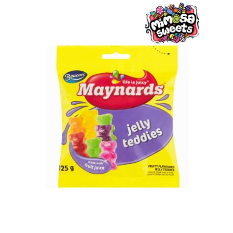 Beacon Maynards Jelly Teddies 100g Mimosa Sweets