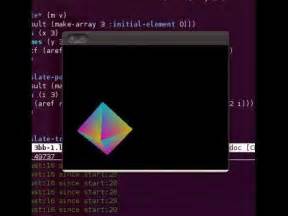 Lisp OpenGL Test YouTube