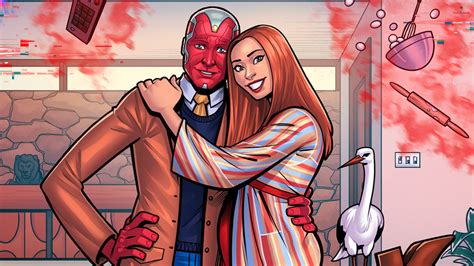 Vision Wanda Maximoff Marvel Cinematic Universe Scarlet Witch