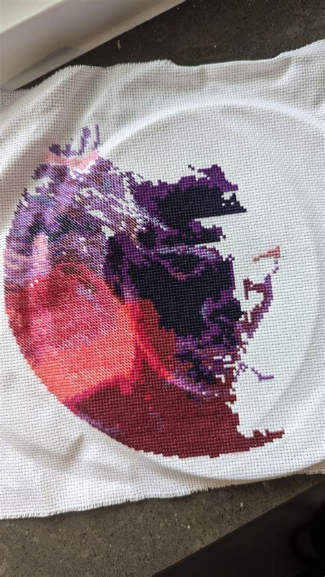 Wip Self Portrait Update 2 Rcrossstitch