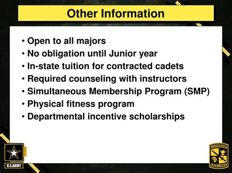 PPT Army ROTC PowerPoint Presentation Free Download ID