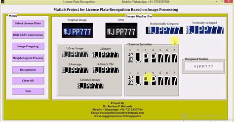 Matlab Project Car Number License Plate Recognition Using Image Processing Full Source Code