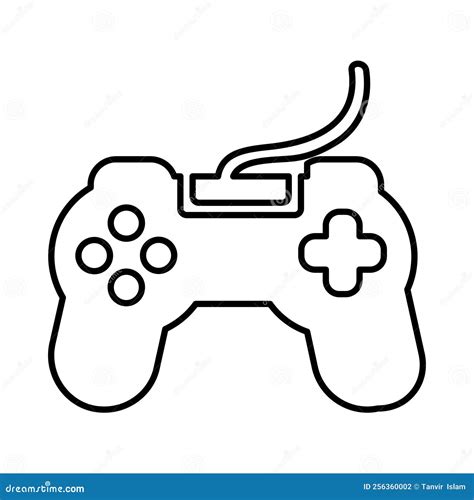 Game Controller Game Pad Stock Vector Illustration Of Gaming 256360002