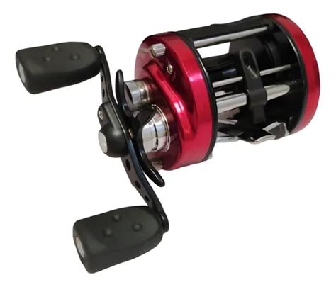Reel Rotativo Abu Garcia Ambassadeur Sx Ambsx 6600 Derecho Rojo