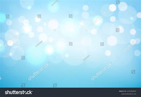 Abstract Blue Background Bokeh Effect Vector Stock Vector (Royalty Free ...