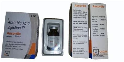 Ascorbic Acid Injection Ip 500 Mg At ₹ 80vial In Bengaluru Id