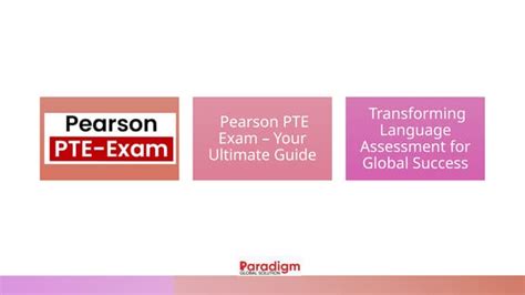 Pearson Pte Exam Your Ultimate Guide To Success Pptx