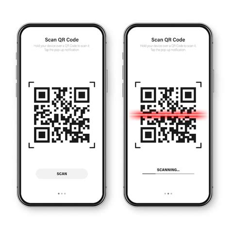 Premium Vector Qr Code Scanner Reader App For Smartphone