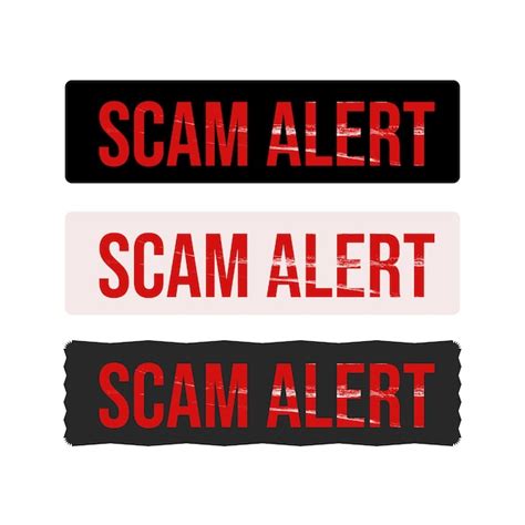 Premium Vector Scam Alert