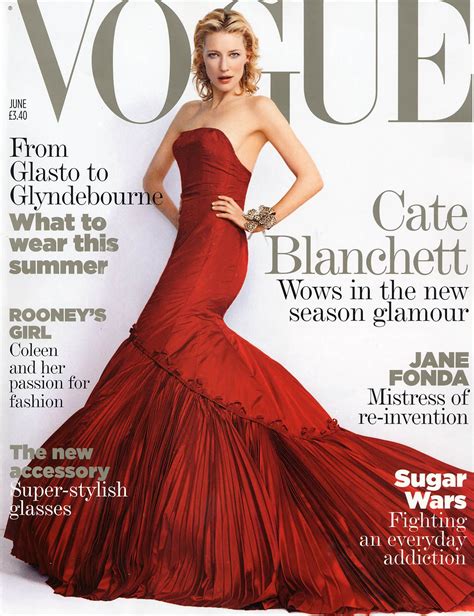 Cate Blanchett Throughout The Years In Vogue Vogue Magazine Covers