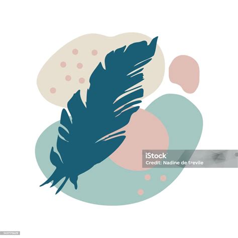 유기적인 모양 선 실루엣 열대 바나나 잎이 있는 귀여운 추상적인 구성 최소한의 예술 디자인 자연의 요소가 있는 차분한 추상적인 패턴 유체 기하학적 형태의 단풍 그리기 0명에