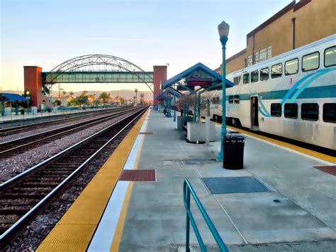 Metrolink Train At Riverside Downtown Station Credit Juan Enrique