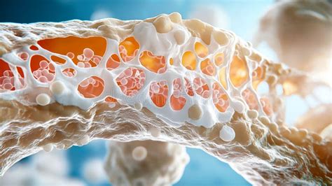 Image Showcases Detailed View Of Yeast Cell At Atomic Scale