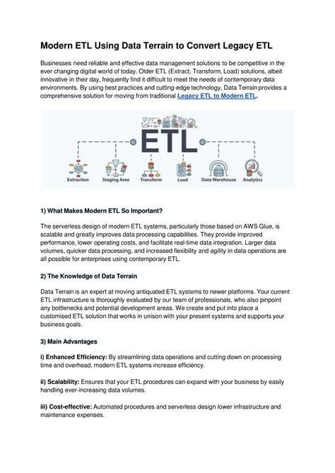 ppt modern etl using data terrain to convert legacy etl powerpoint
