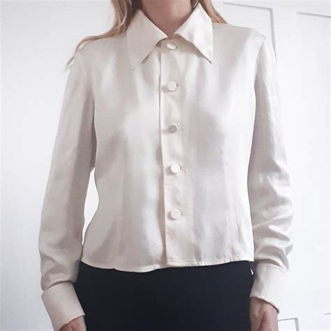Ladies Cream Silk Blouse At Arthur Popp Blog