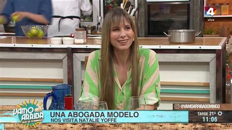 Vamo Arriba Que Es Domingo Nos Visita Natalie Yoffe Youtube