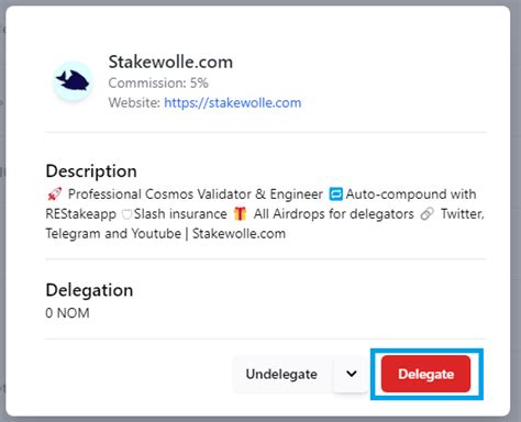 How To Stake Nom On Nomic