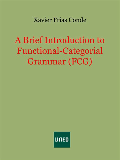 Pdf An Introduction To Functional Categorial Grammar