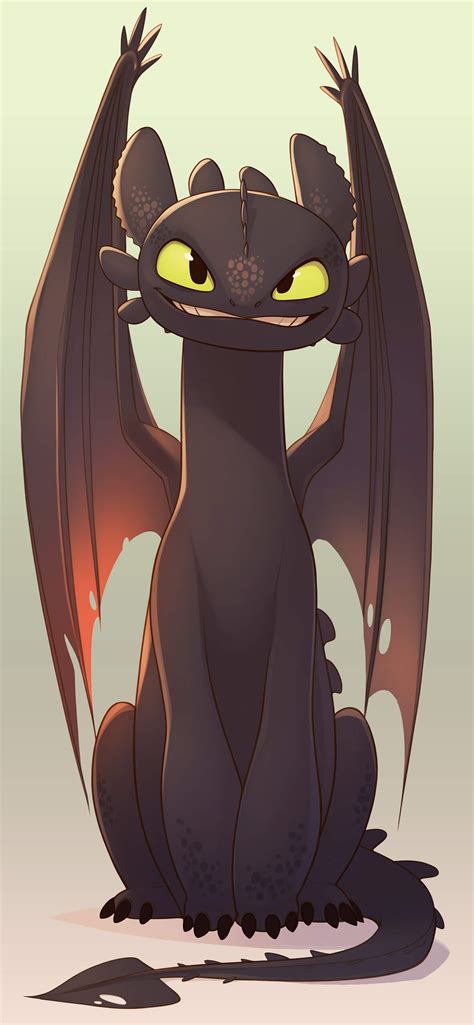 Toothless Dragon Cute Wallpaper